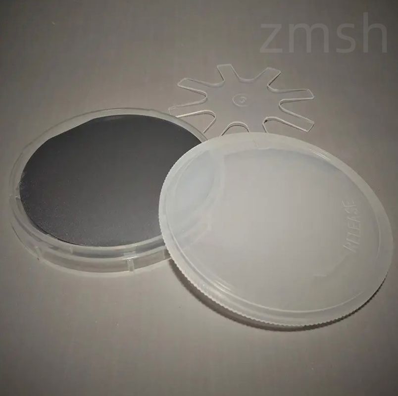 SiC Epitaxial Wafer Silicon Carbide 4H 4inch 6inch Industri Semikonduktor Resistivitas Tinggi